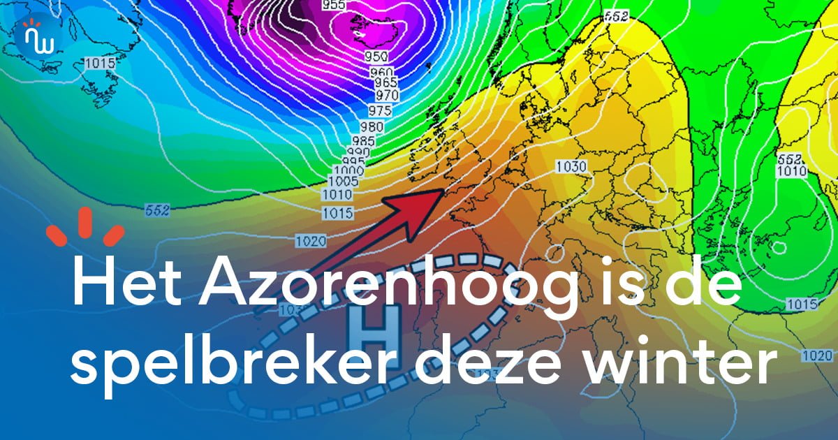 Krachtig Azorenhoog met hogere temperaturen - NoodweerBenelux