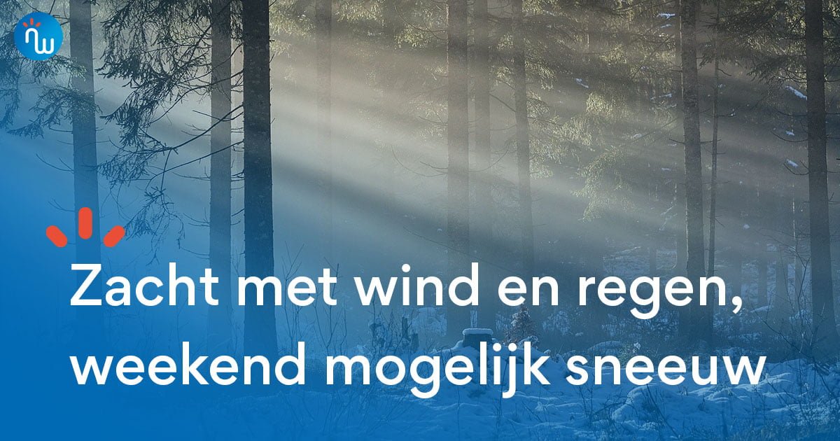 Dynamisch weer met regen, wind en zachte lucht - NoodweerBenelux