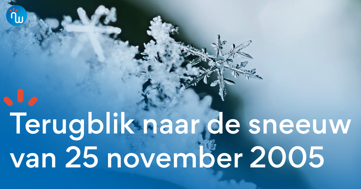 Terugblik naar de sneeuwstorm van 25 en 26 november 2005 - NoodweerBenelux