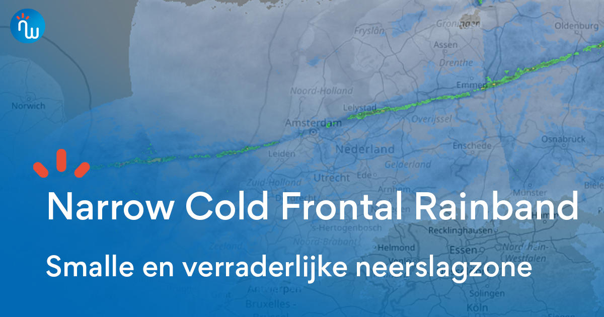 Wat is een Narrow Cold Frontal Rainband? - NoodweerBenelux