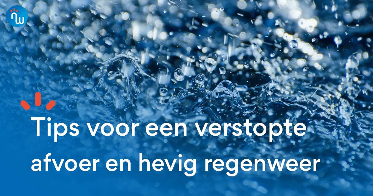 Tips voor het verhelpen van een verstopte afvoer na heftige regenval ...