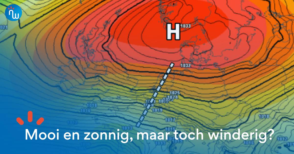 Mooi en zonnig weer, maar toch winderig. Hoe komt dat?