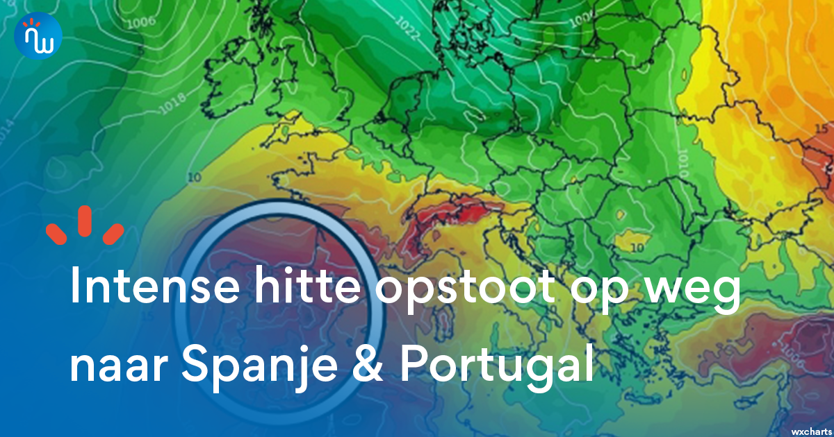 Hitte opstoot met 40°C op weg naar Spanje - NoodweerBenelux