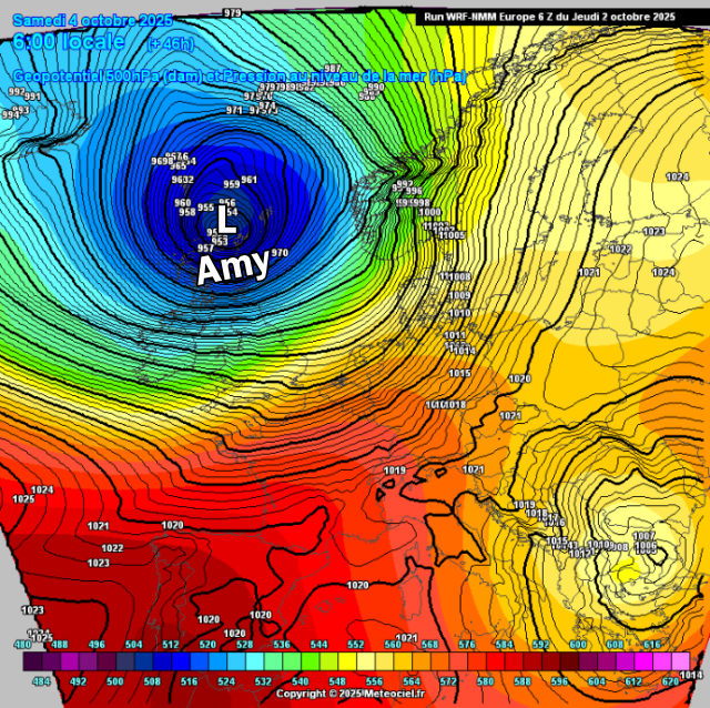 Stormdepressie Amy brengt onstuimig weer op zaterdag