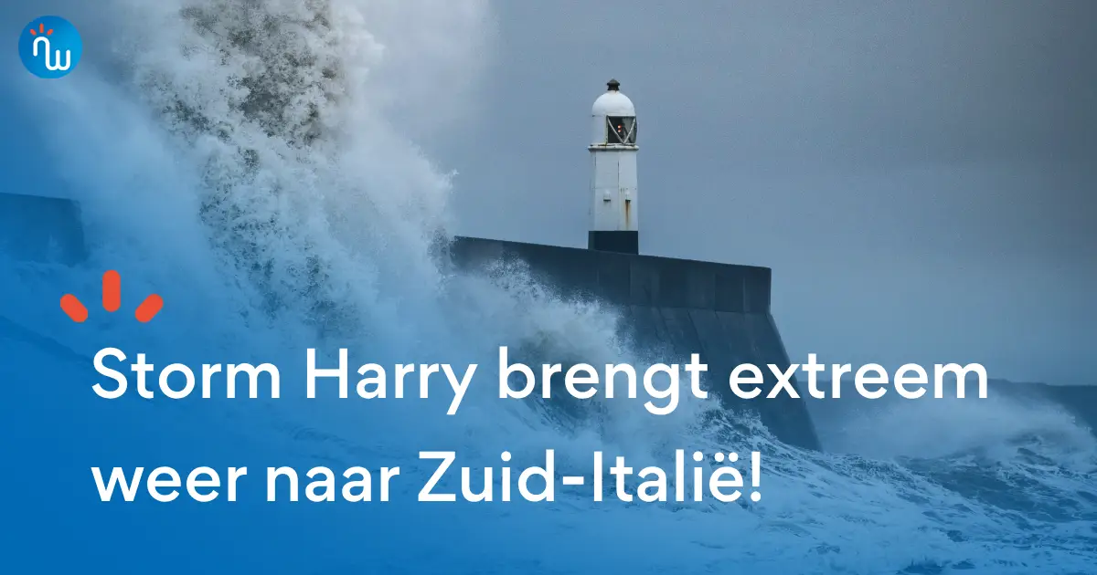 Storm Harry brengt extreem weer naar Zuid-Italië! - NoodweerBenelux
